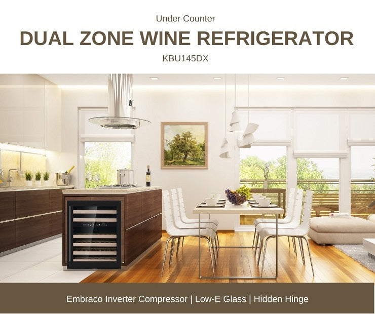Maximize Your Home Bar Experience with a Dual Zone Under Counter Wine