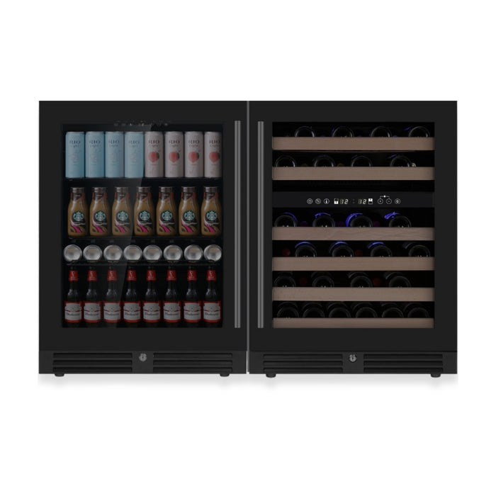Wine & Beer Fridge Refrigerator Combo - Built in - KingsBottle