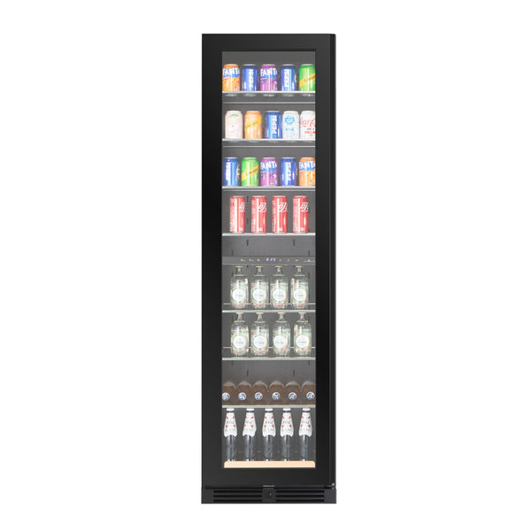 245L Upright Sleek Bar Fridge - Glass Door | KingsBottle AU
