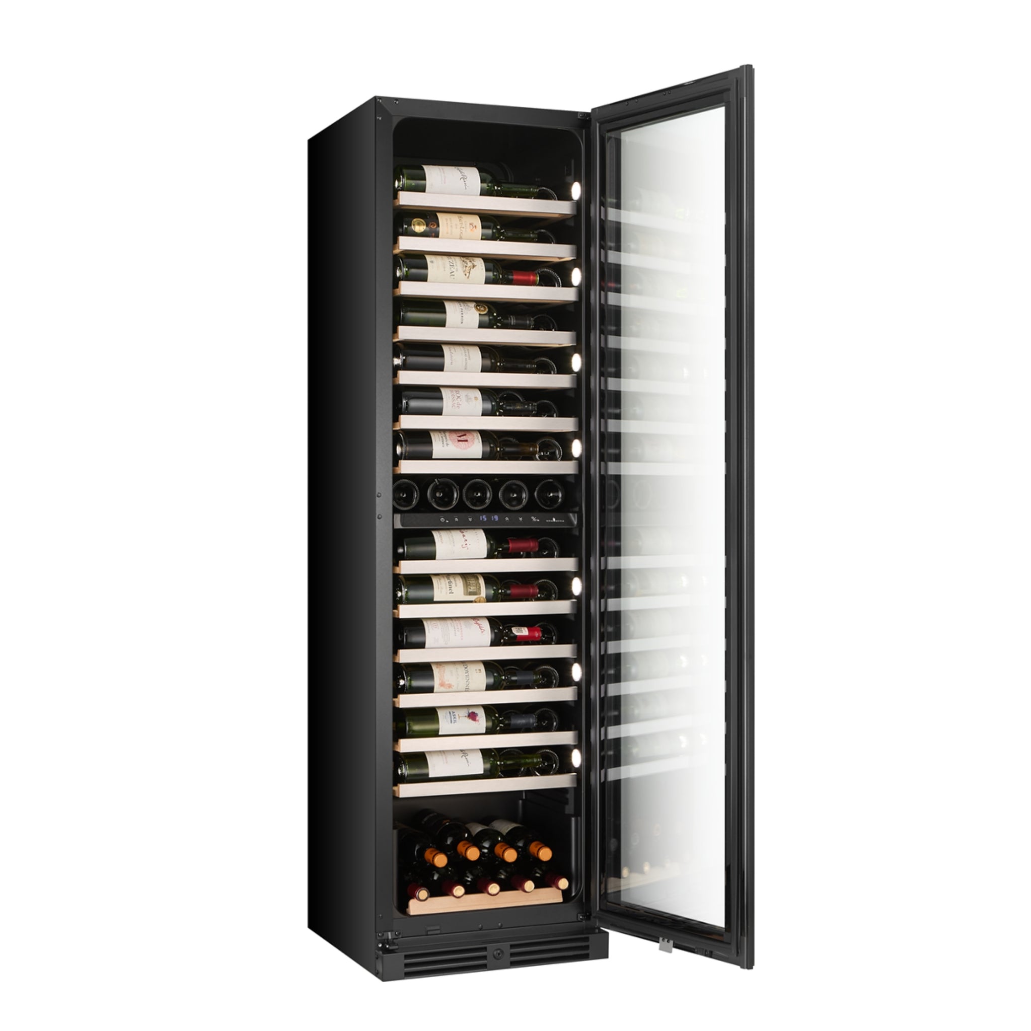 Slim Upright Dual Zone Wine Fridge - Glass Door | KingsBottle AU
