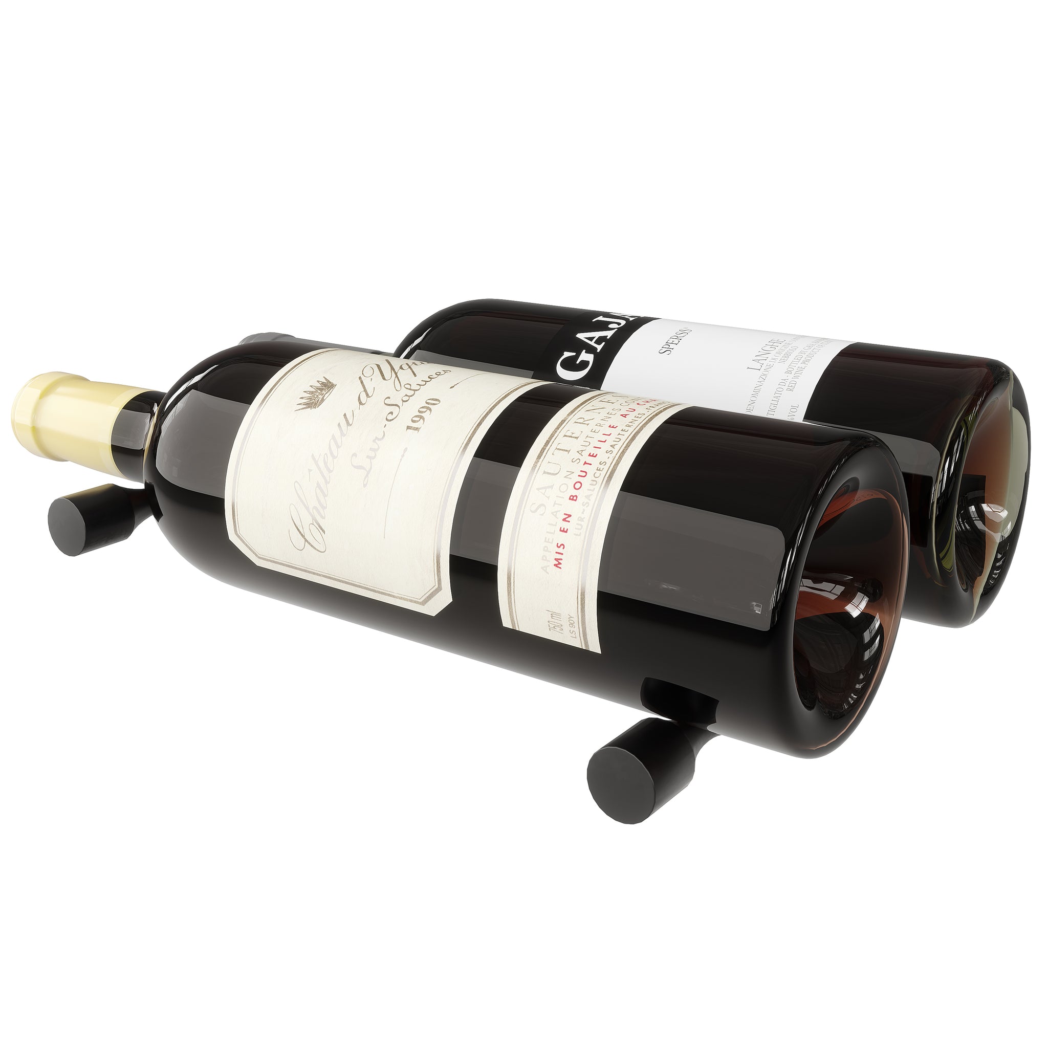 2 Bottle Label Facing Display with Pegs