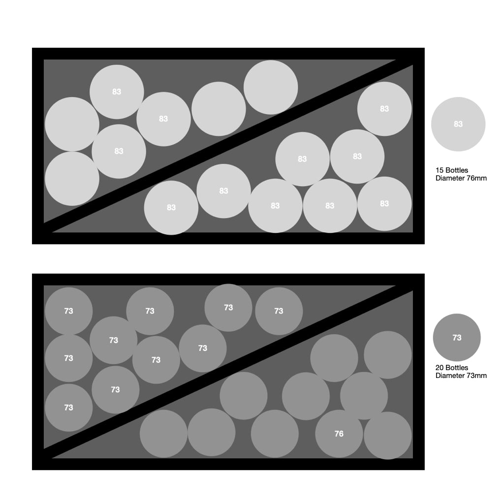 Z-Cube - 600W x 300H x 300D mm (18mm Thick) – KingsBottle.com.au