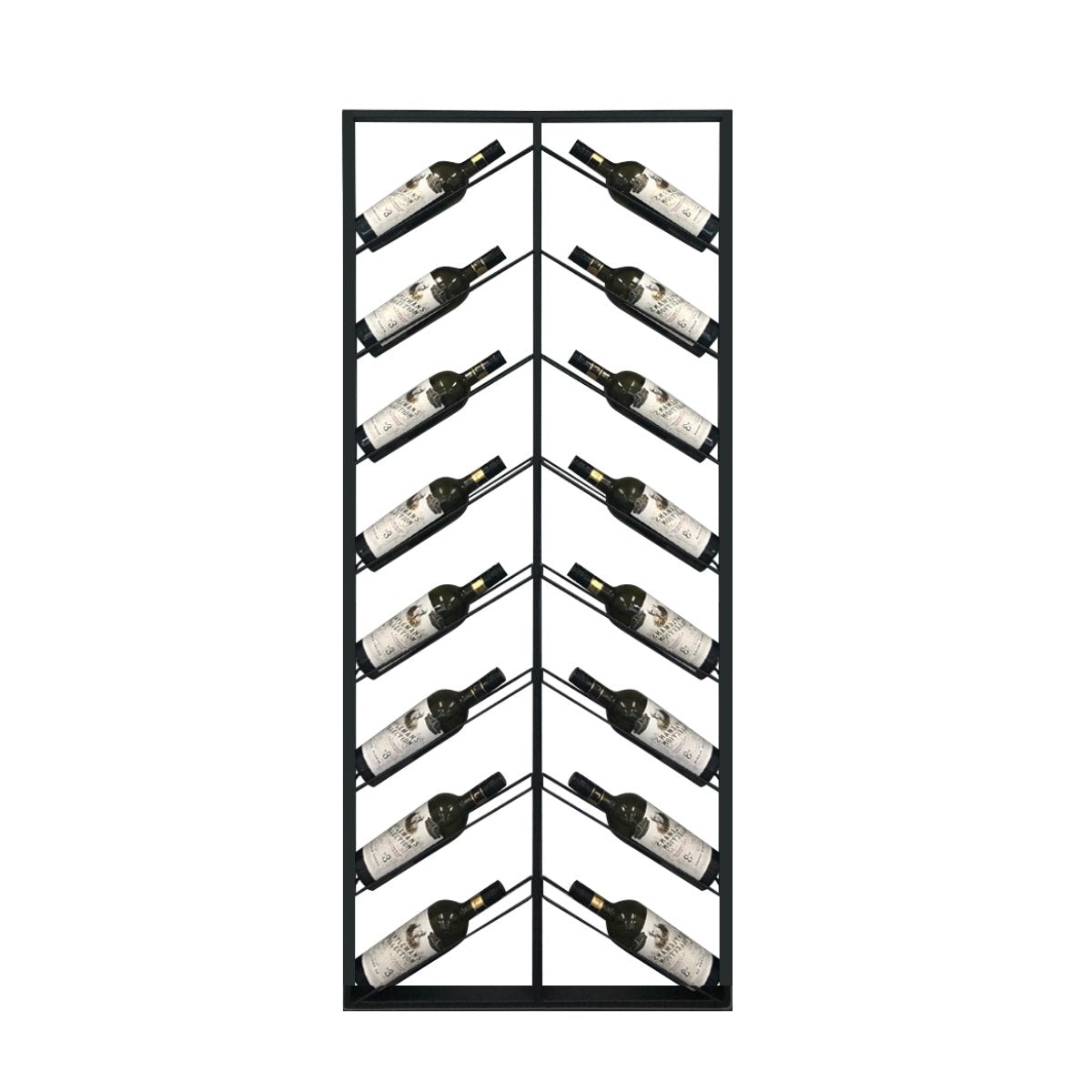Chevron Iron Wine Rack – KingsBottle.com.au