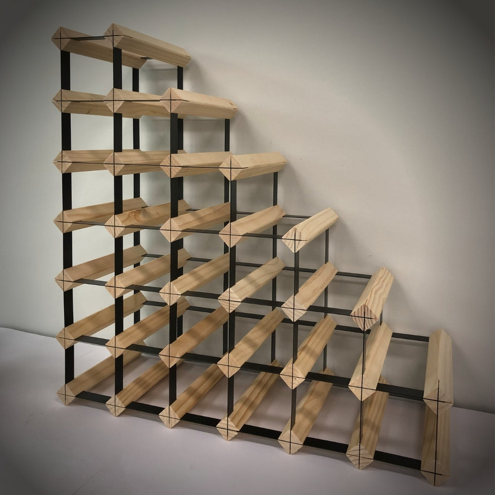 Sloped Timber Wine Rack | KingsBottle AU